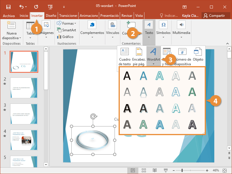 Wordart In Powerpoint Bank2home