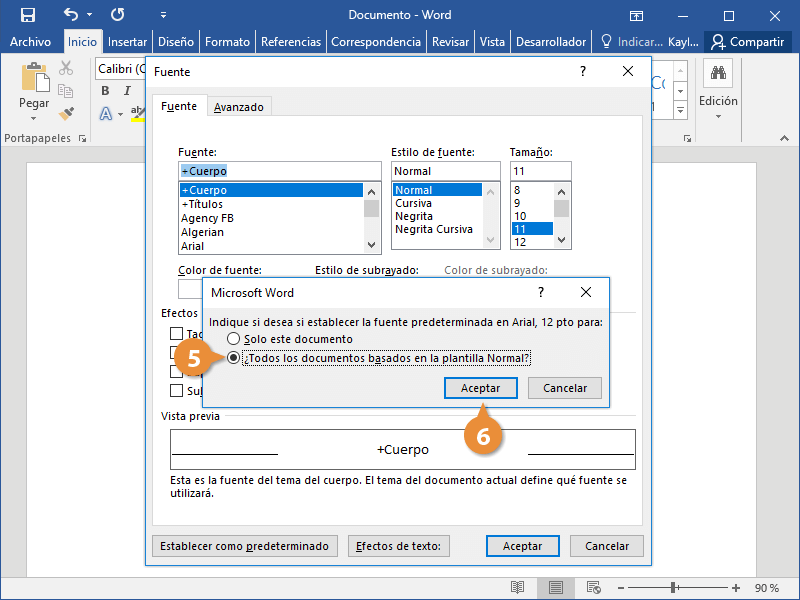 Personalizar Word | CustomGuide