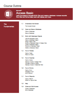 Access 2019 Basic Courseware | CustomGuide