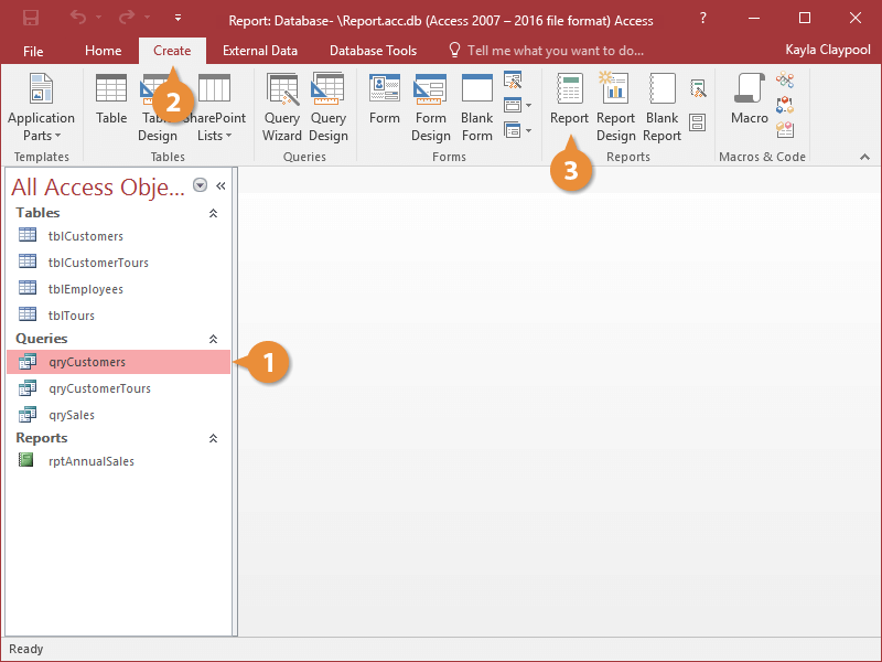 How To Create A Summary Report In Access 2016