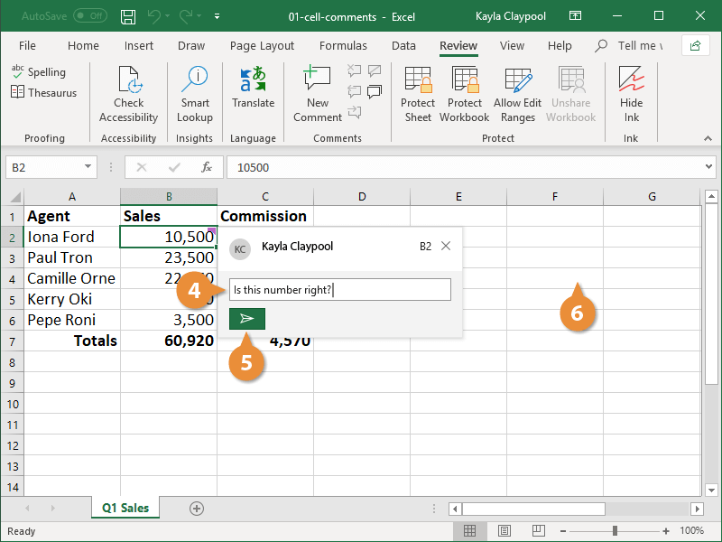 Deleting All Cell Comments In Microsoft Excel Excel Editing Hot 