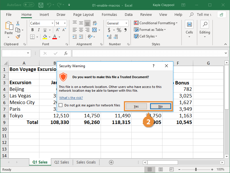 How To Enable Macros In Excel CustomGuide