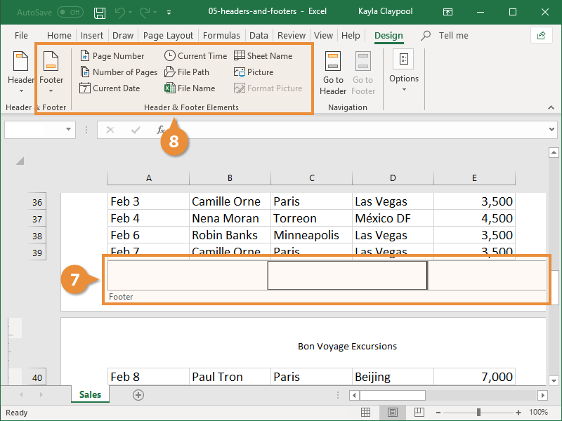 Excel Header Footer CustomGuide