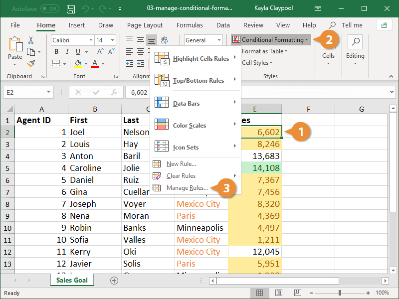 Excel Conditional Formatting Subtitlerv