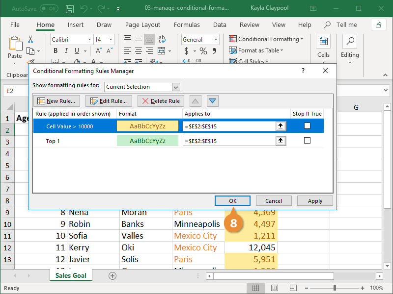 How To Edit Conditional Formatting In Excel CustomGuide