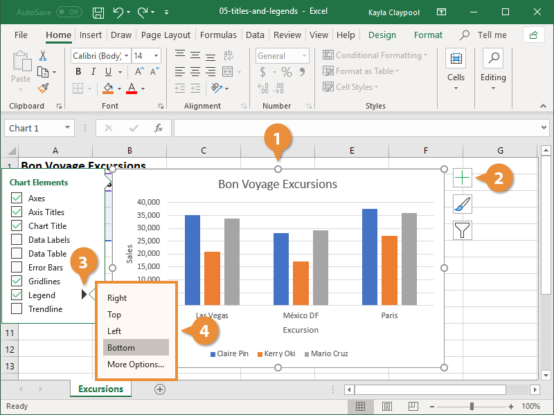 How to Edit a Legend in Excel | CustomGuide How to Edit a Legend in Excel | CustomGuide