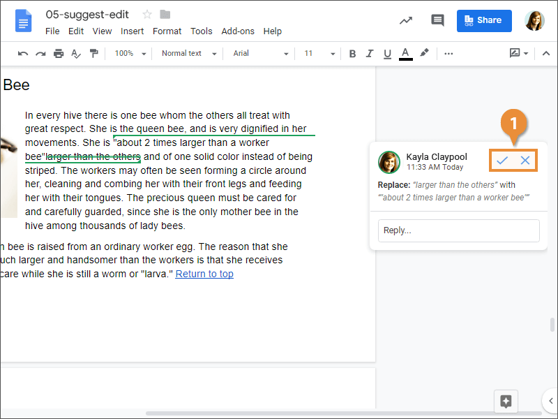 Track Changes In Google Docs CustomGuide