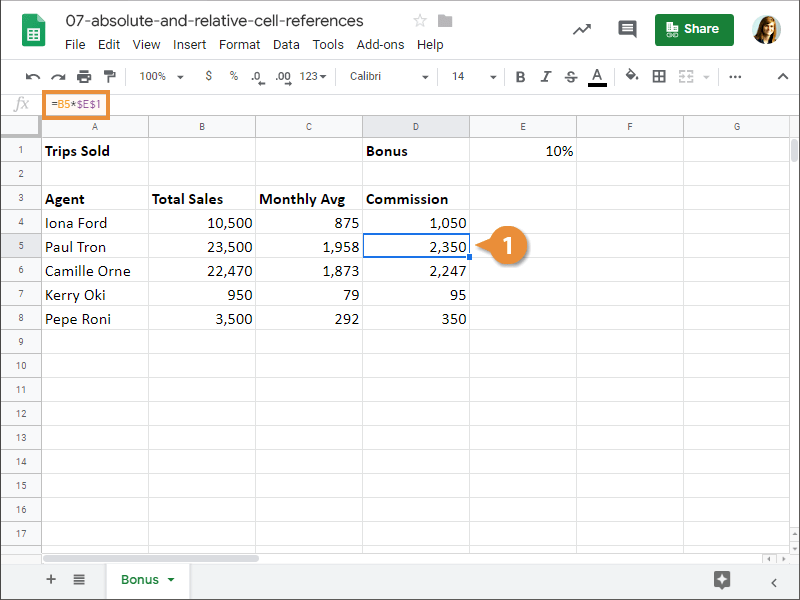 Change Multiple Cells To Absolute Reference Google Sheets