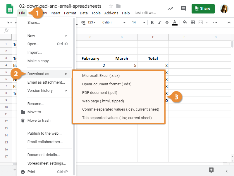 Download Google Sheets CustomGuide