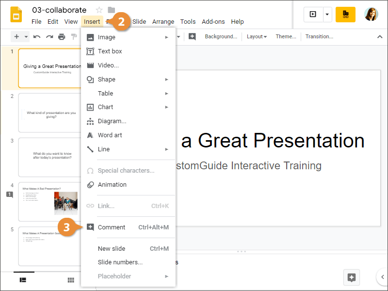 Collaborate CustomGuide