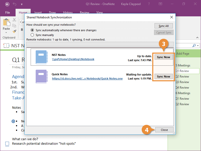 Sync Changes CustomGuide