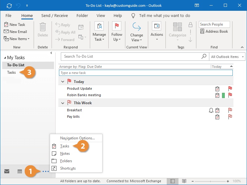 How To View Tasks In Outlook Pasatreasure