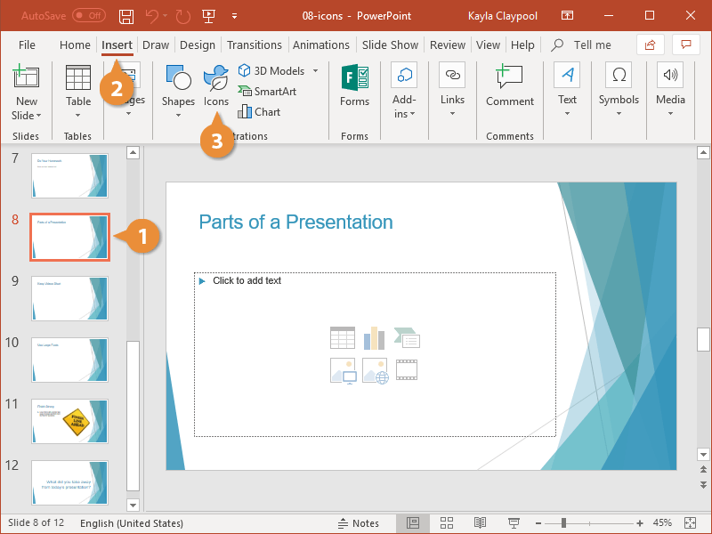 PowerPoint Icons CustomGuide