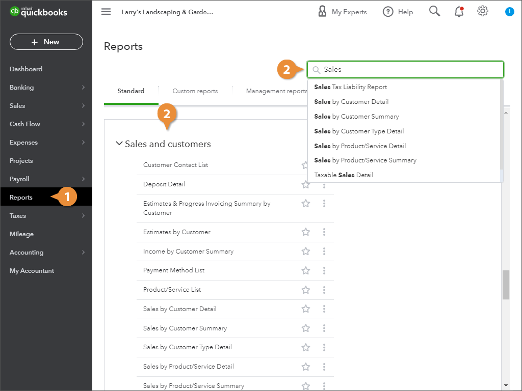 Run Reports CustomGuide