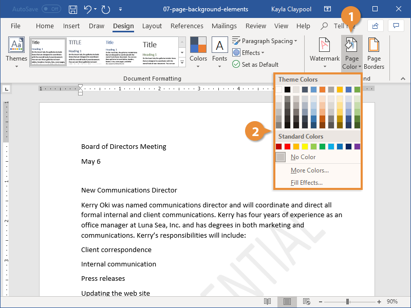 How To Change Text Background Color In Ms Word 2007 Infoupdate How To Change Text Background Color In Ms Word 2007 Infoupdate