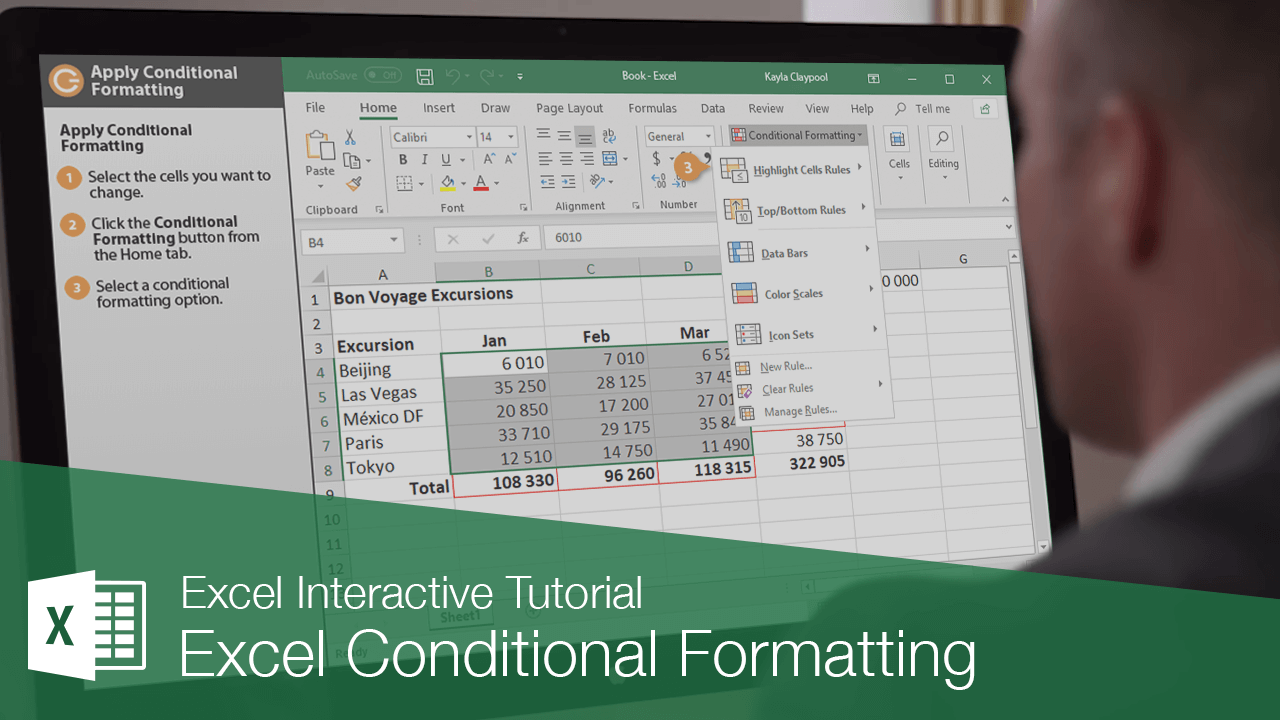 Excel Conditional Formatting CustomGuide