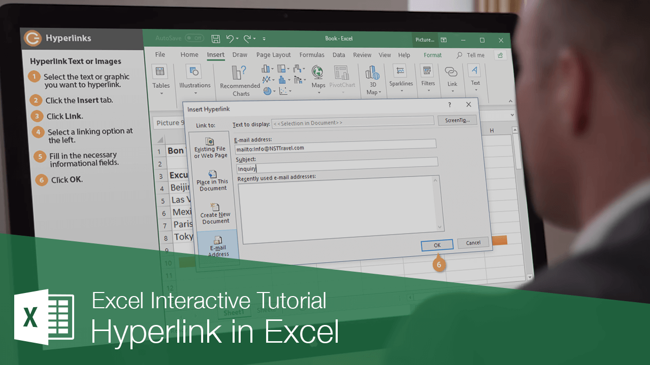 Hyperlink In Excel CustomGuide