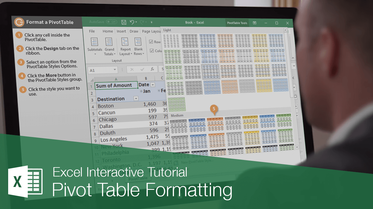 Pivot Table Formatting CustomGuide
