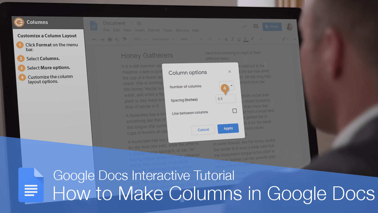 How To Make Columns In Google Docs CustomGuide