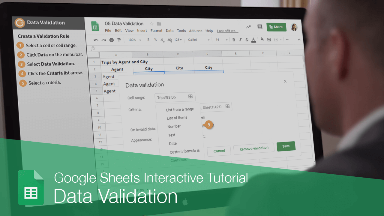 Data Validation CustomGuide