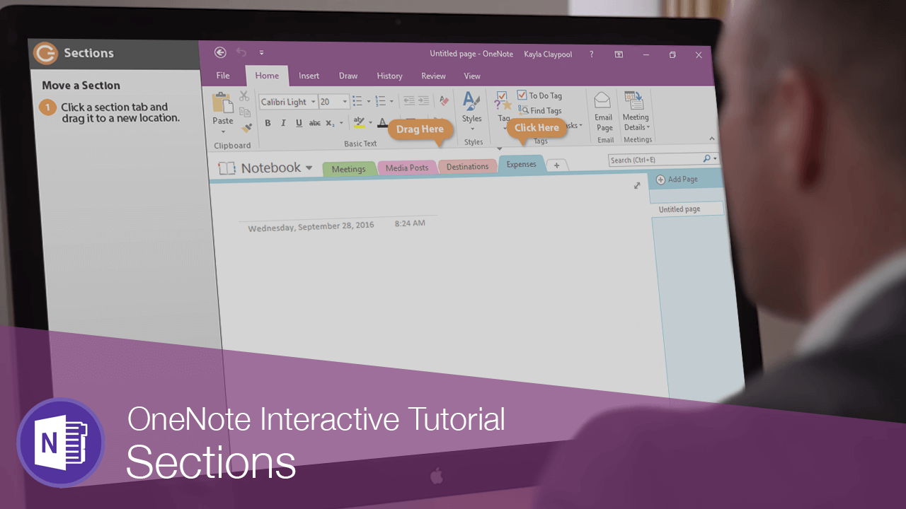 Sections CustomGuide