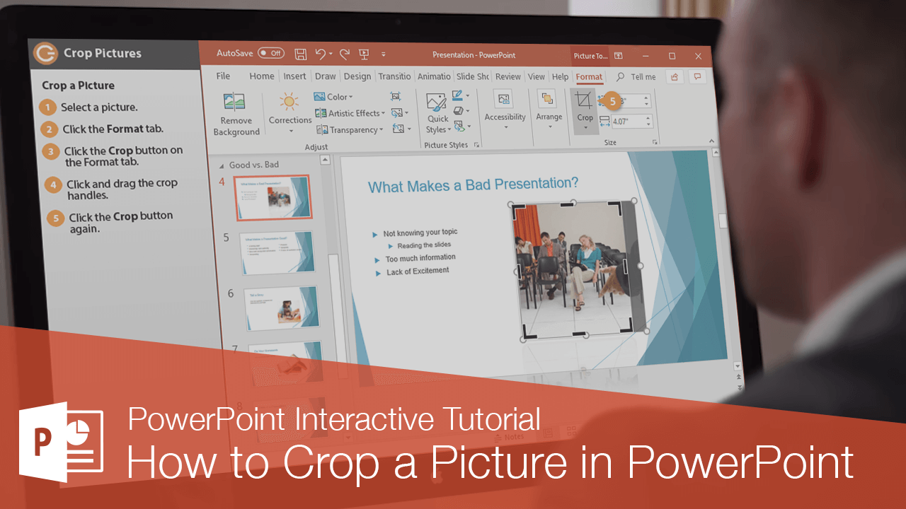 How To Crop A Picture In PowerPoint CustomGuide
