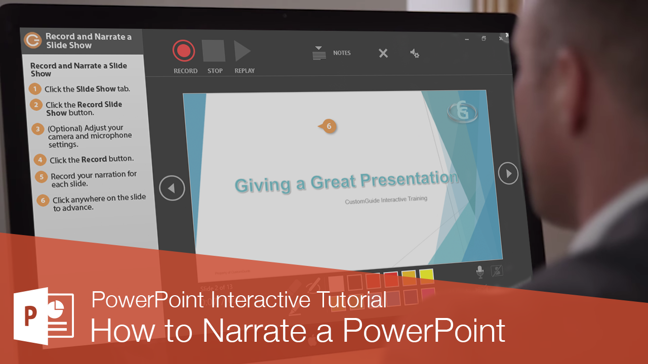 How To Narrate A PowerPoint CustomGuide