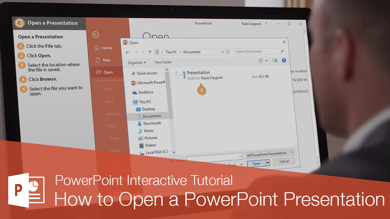 How To Open A PowerPoint Presentation CustomGuide