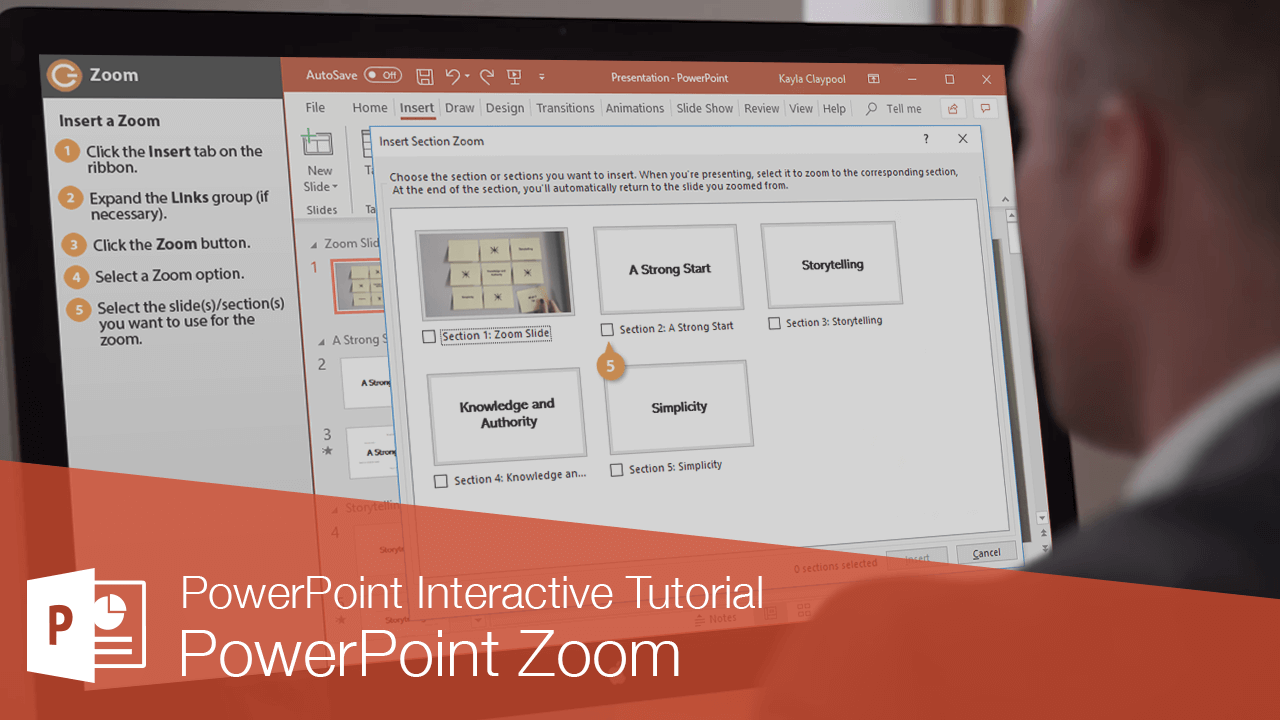 PowerPoint Zoom CustomGuide