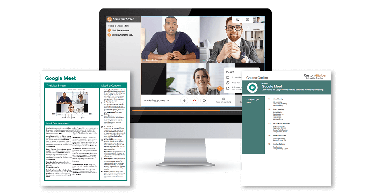 Google Meet Training Course | CustomGuide