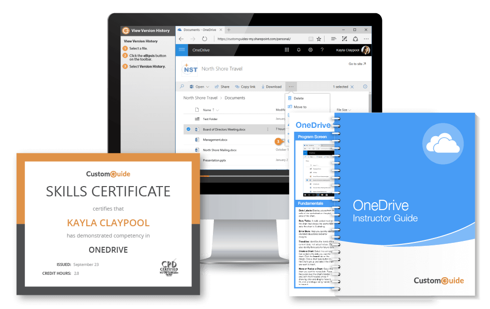 OneDrive Training Course | CustomGuide