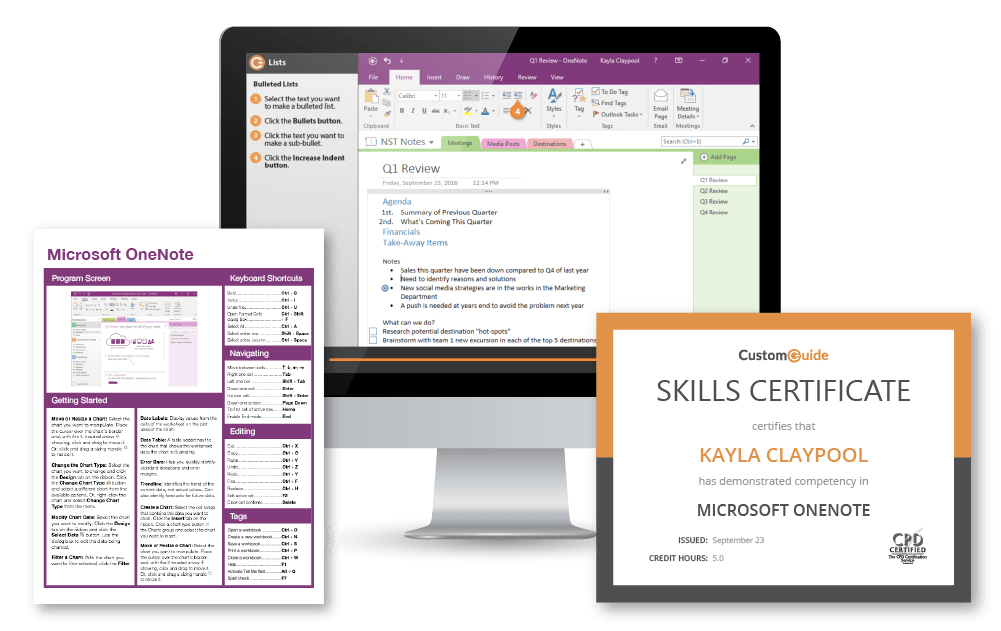 OneNote Training Course | CustomGuide