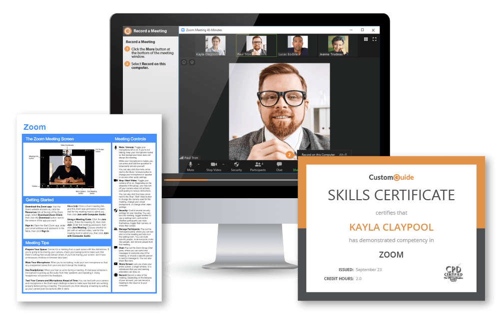 Zoom Training | CustomGuide